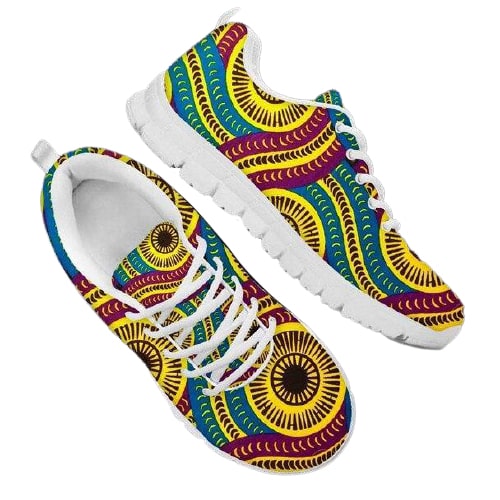 Baskets Wax Disques | Boutique Africaine